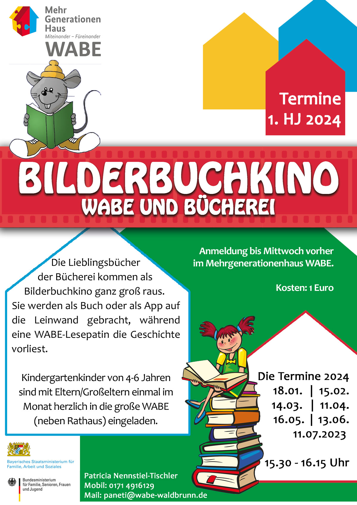 Bilderbuchkino im ersten Halbjahr 2024 – WABE Waldbrunn 2.0